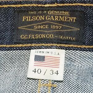 Filson | Jeans | Cc Filson Jeans Mens Size 4x34 Selvedge Denim Rail ...